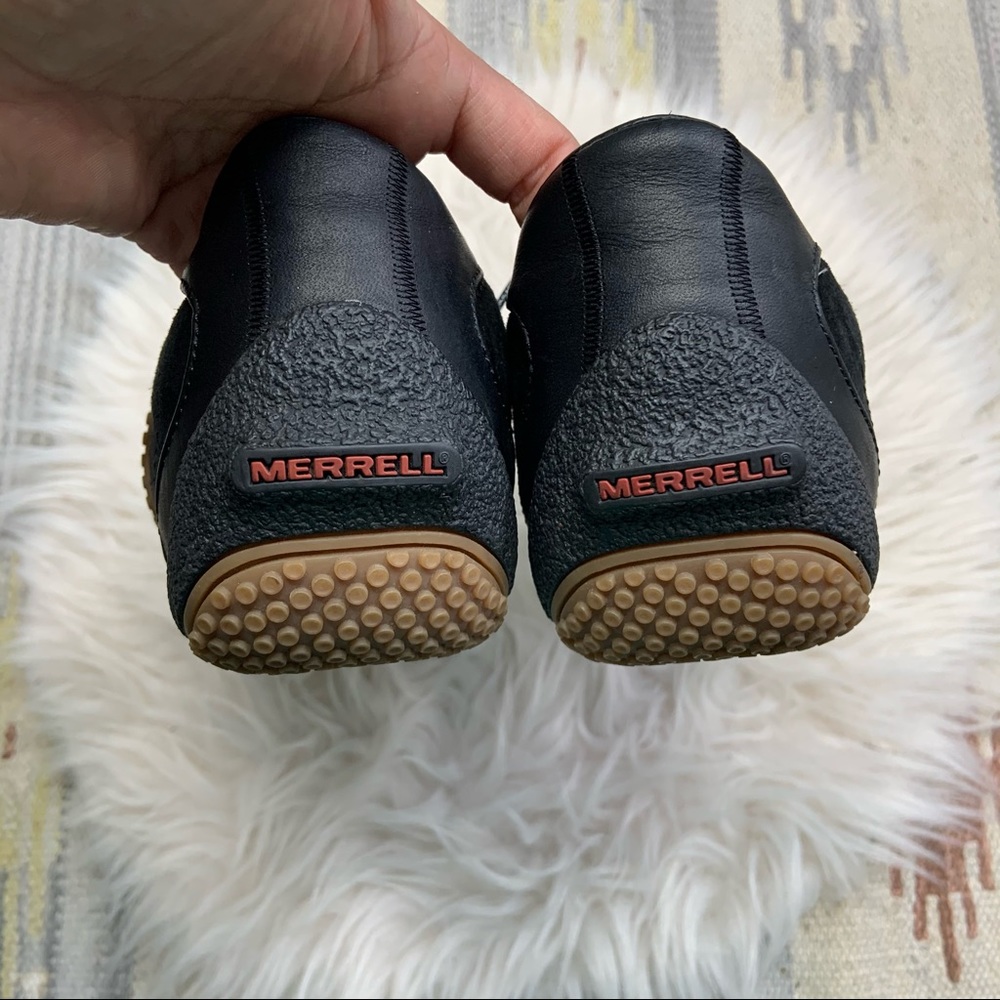 Merrell Relay Fly Leather Midnight Sneakers Shoes - Gem